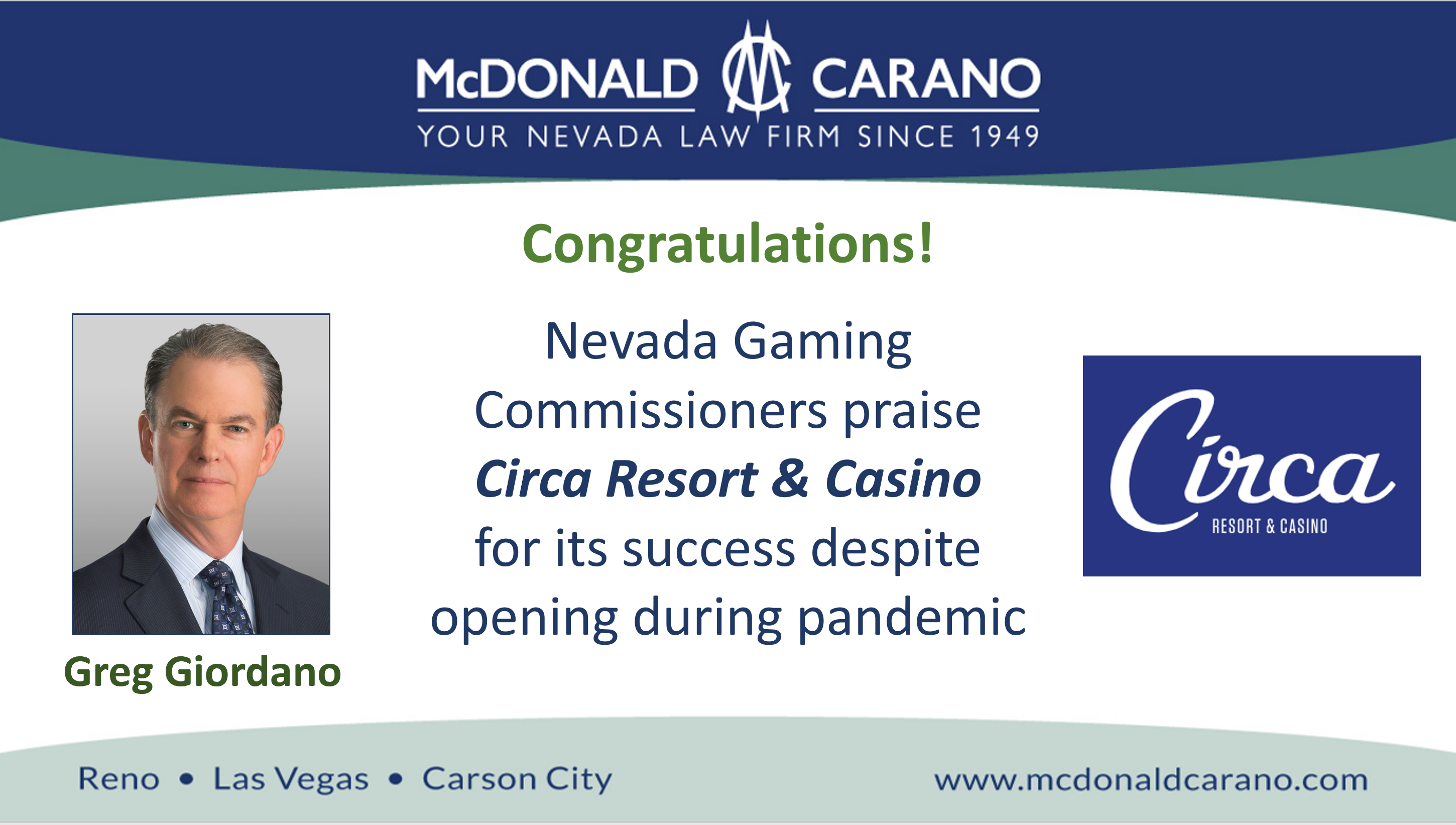 Nevada Gaming Commissioners Praise Circa Resort & Casino for Successful ...