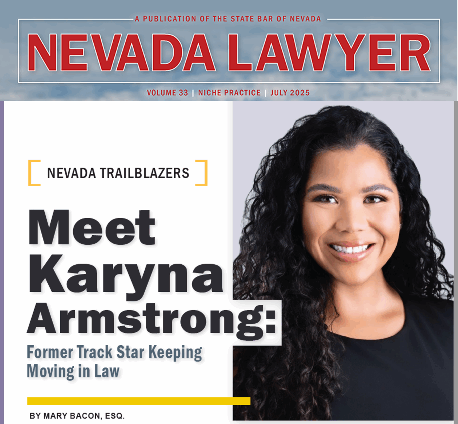 Meet Karyna Armstrong: Nevada Lawyer Trailblazer | McDonald Carano